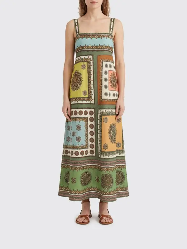 ALEMAIS Printed Maxi Dress