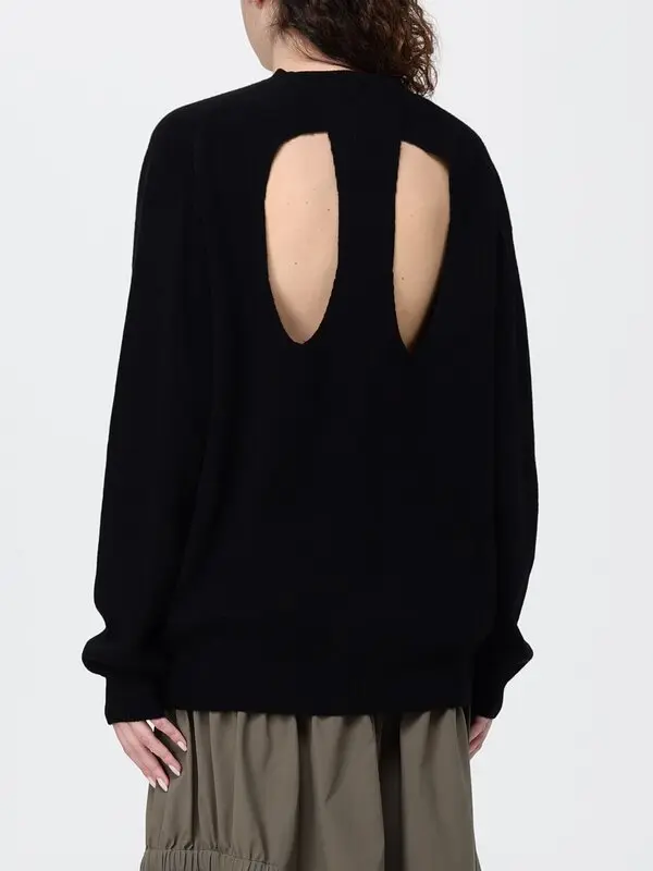 Tibi Cut-out Wool Blend Knit Jumper