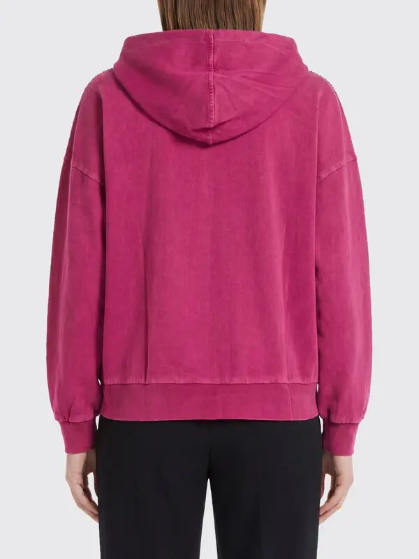 Liu Jo Zip-up Hoodie With Rhinestone Embellishments