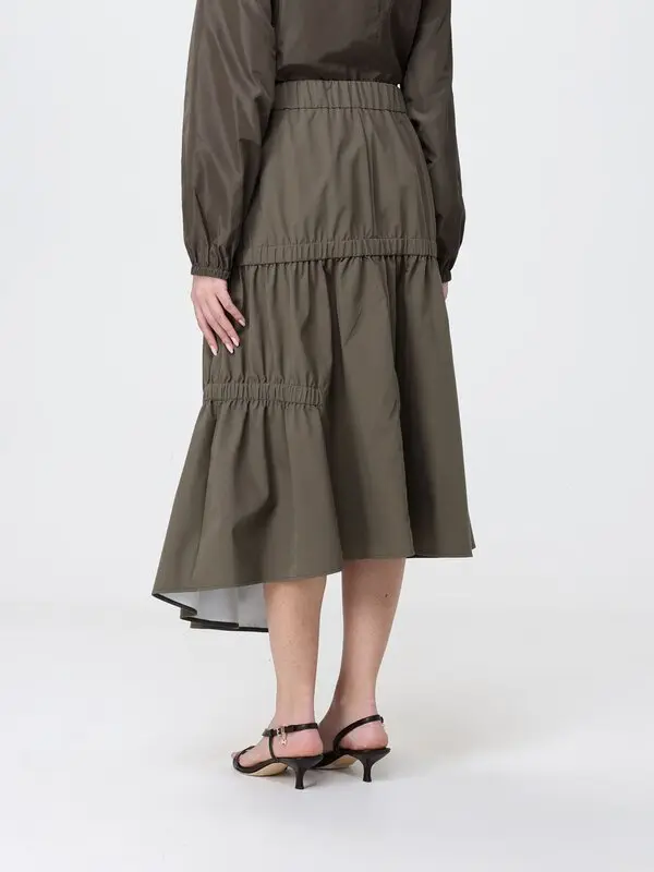 Tibi Asymmetrical Midi Skirt - Grey