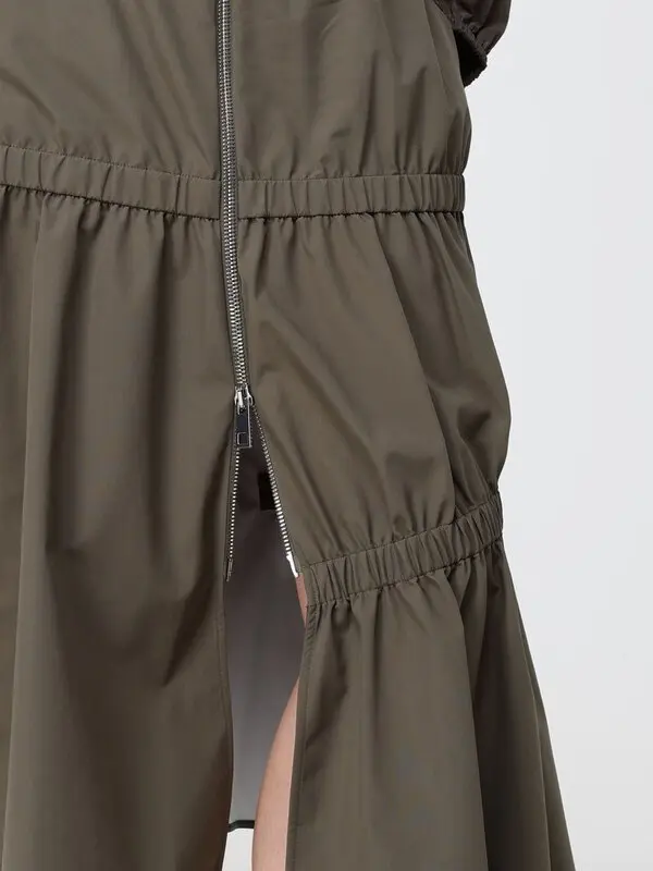 Tibi Asymmetrical Technical Fabric Midi Skirt