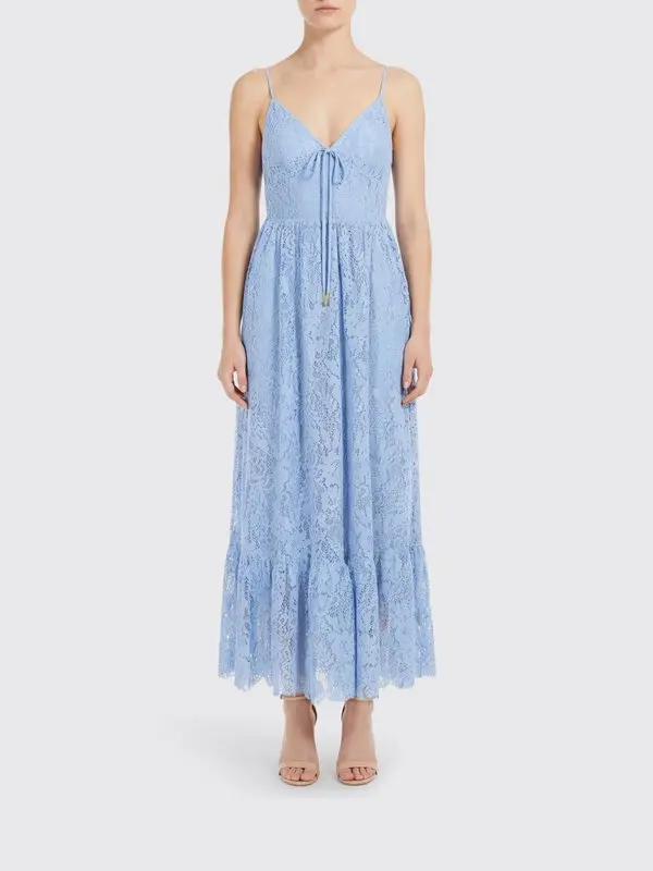 Michael Kors Lace Midi Dress - Blue