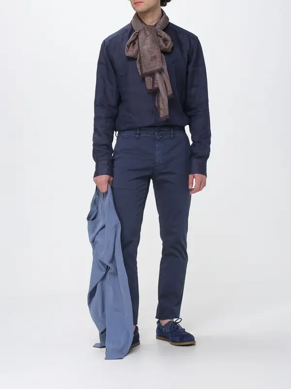 Etro Crew Neck Pullover - Gnawed Blue