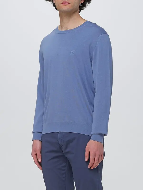Etro Crew Neck Pullover - Gnawed Blue