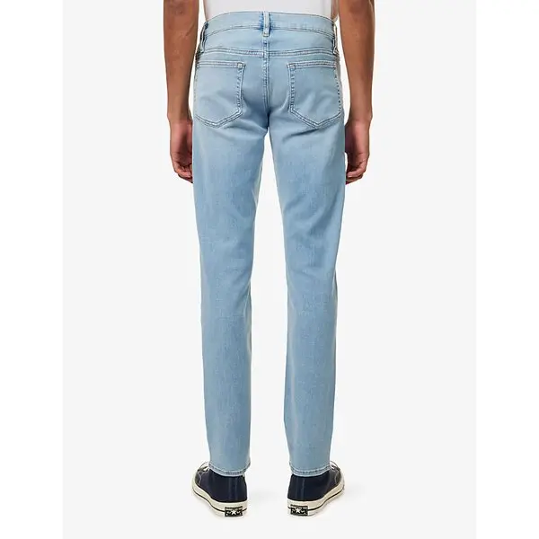 Paige Normandie Transcend Straight Stretch-denim Jeans