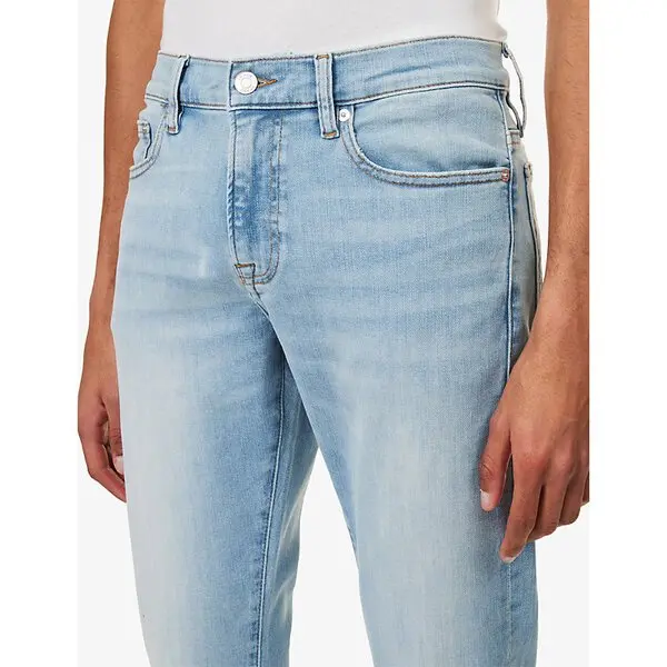 Paige Normandie Transcend Straight Stretch-denim Jeans