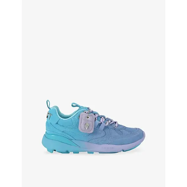 Kurt Geiger Kurt Runner Suede Trainers - Blue