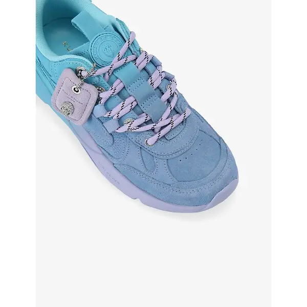 Kurt Geiger Kurt Runner Suede Trainers - Blue