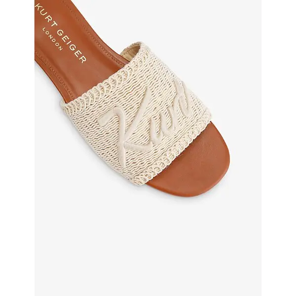 Kurt Geiger Woven Flat Sandals