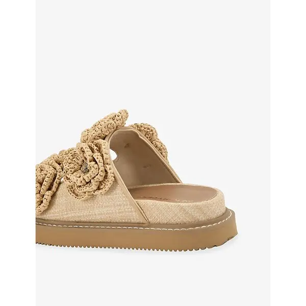 Kurt Geiger Sonnet Raffia Sandals