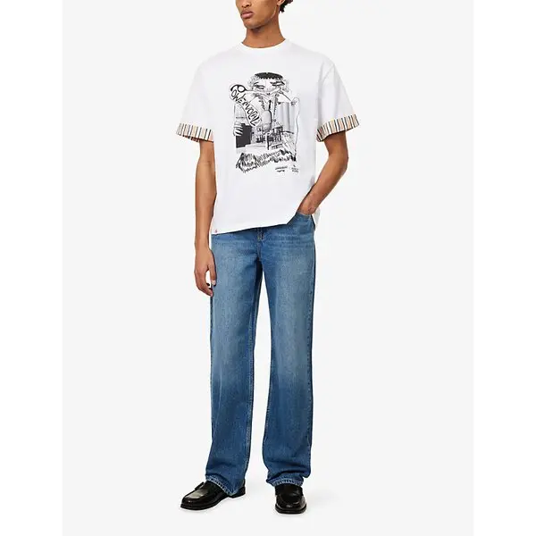 Paige Doheny Relaxed Straight Denim Jeans