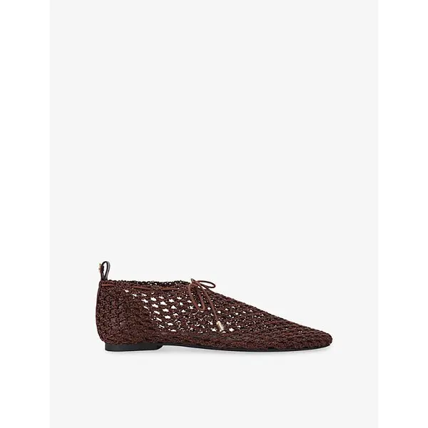 Kurt Geiger Nottie Woven Ballet Flats