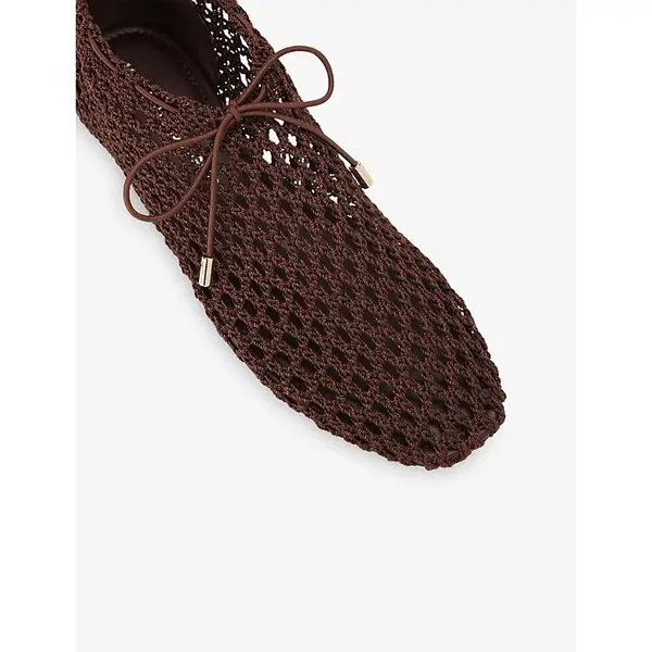 Kurt Geiger Nottie Woven Ballet Flats