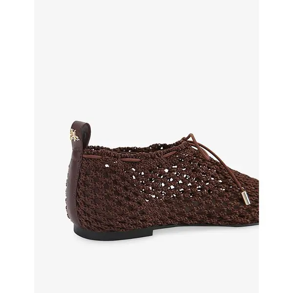 Kurt Geiger Nottie Woven Ballet Flats