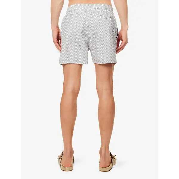 ARNE Wave Drawstring Swim Shorts
