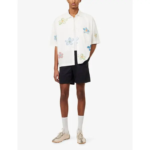 Paige Stretch-cotton Shorts - Black