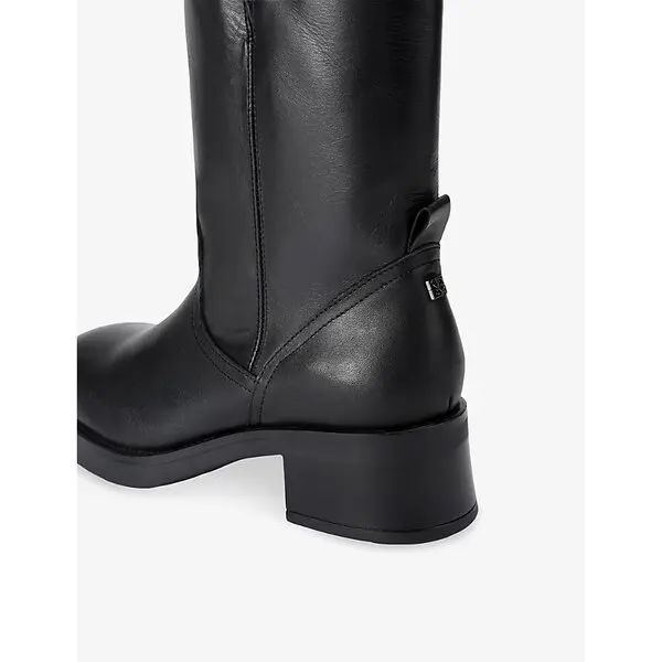 Kurt Geiger Trident Heeled Leather Boots