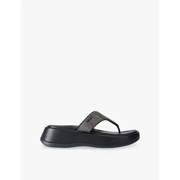 Carvela Dorata Woven Flatform Sandals