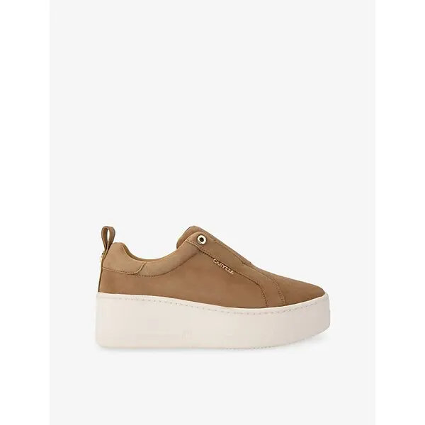 Carvela Connected Laceless Suede Trainers