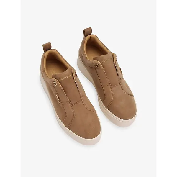 Carvela Connected Laceless Suede Trainers