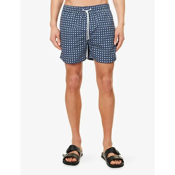 ARNE Printed Drawstring Swim Shorts