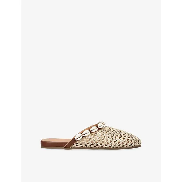 ANCIENT GREEK SANDALS The Slipper Shells Raffia Mules