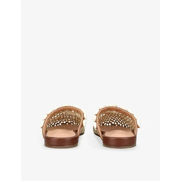 ANCIENT GREEK SANDALS The Slipper Shells Raffia Mules