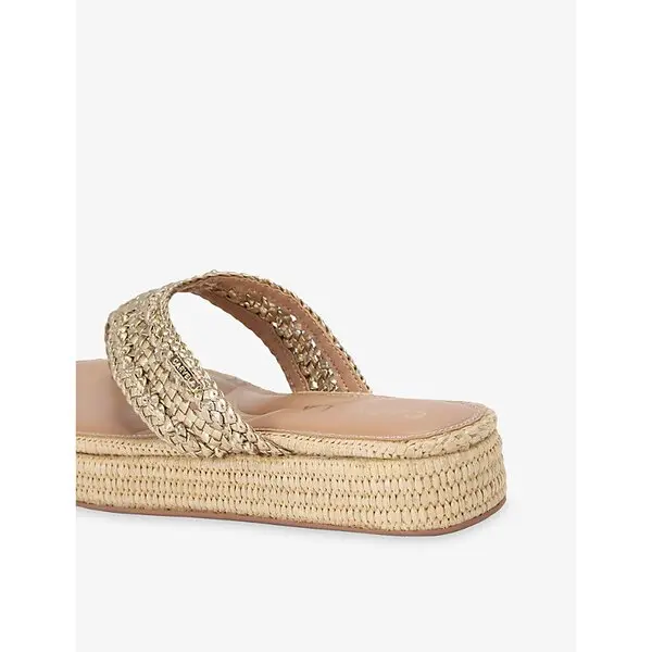 Carvela Portofino Woven Flatform Sandals
