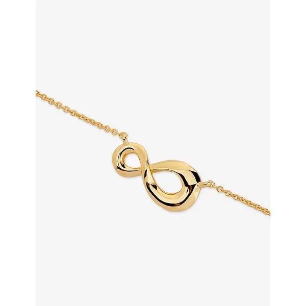 Monica Vinader Infinity 18ct Yellow Vermeil Necklace