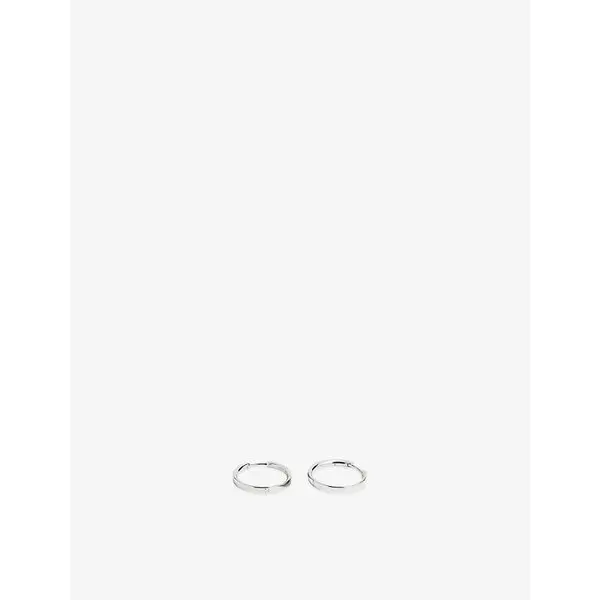 Monica Vinader Small Hoop Earrings - Silver