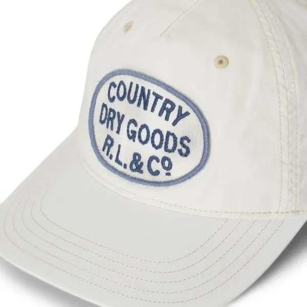 Ralph Lauren Embroidered Patch Herringbone Cap
