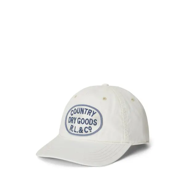 Ralph Lauren Embroidered Patch Herringbone Cap