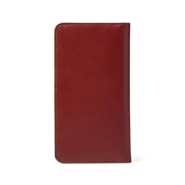 ASPINAL OF LONDON Long Wallet In Smooth Cognac - Brown