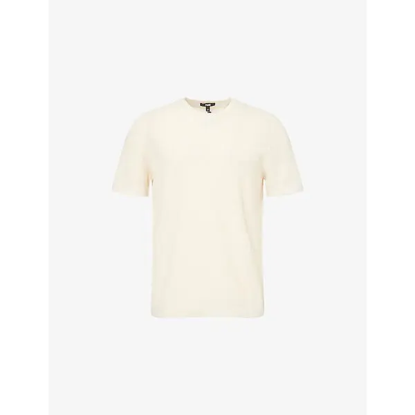 Paige Brimmer Cotton-linen Sweat T-shirt - Silt