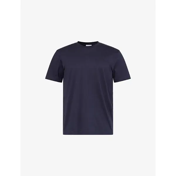 Sunspel Riviera Short-sleeve Cotton-jersey T-shirt - Navy