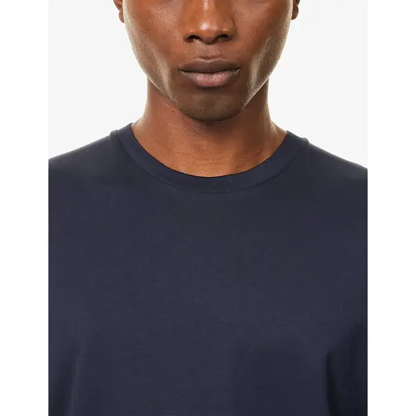Sunspel Riviera Short-sleeve Cotton-jersey T-shirt - Navy
