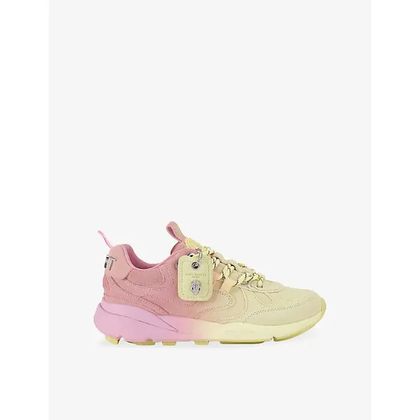 Kurt Geiger Kurt Runner Suede Trainers - Yellow