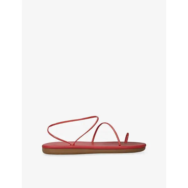 ANCIENT GREEK SANDALS Kansiz Faux-leather Sandals - Red