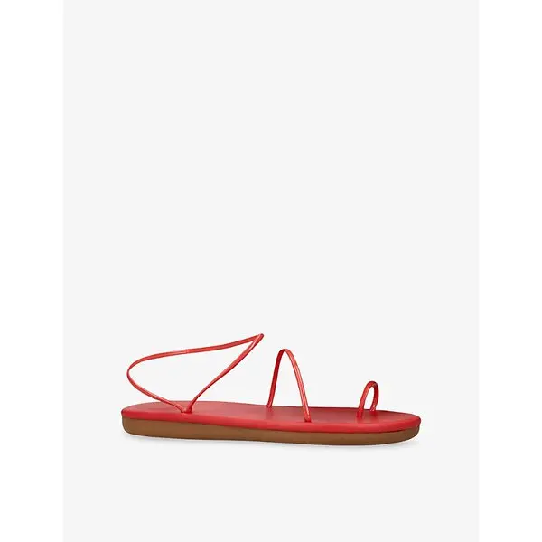 ANCIENT GREEK SANDALS Kansiz Faux-leather Sandals - Red