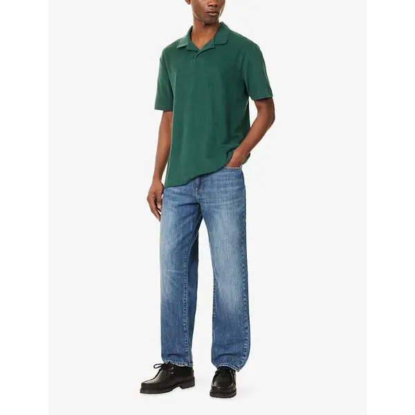 Sunspel Towelling Polo Cotton Shirt