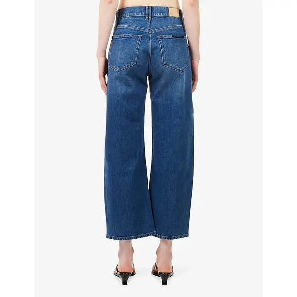 Paige Arellia Ankle Barrel-leg Denim Jeans
