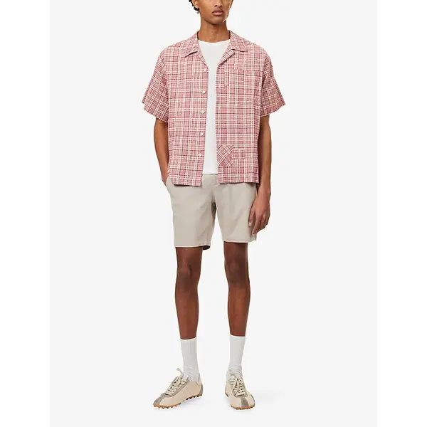 Paige Rickson Rayon-blend Trouser Shorts