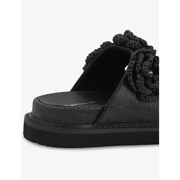 Kurt Geiger Sonnet Raffia Sandals