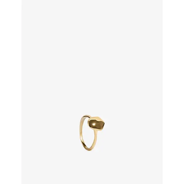 Monica Vinader Odyssey 18ct Yellow Vermeil Stacking Ring - Gold
