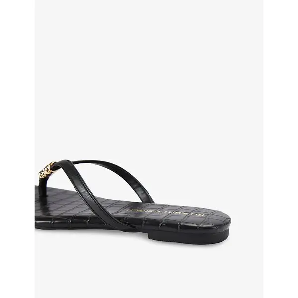 Kurt Geiger Faux-leather Thong Sandals