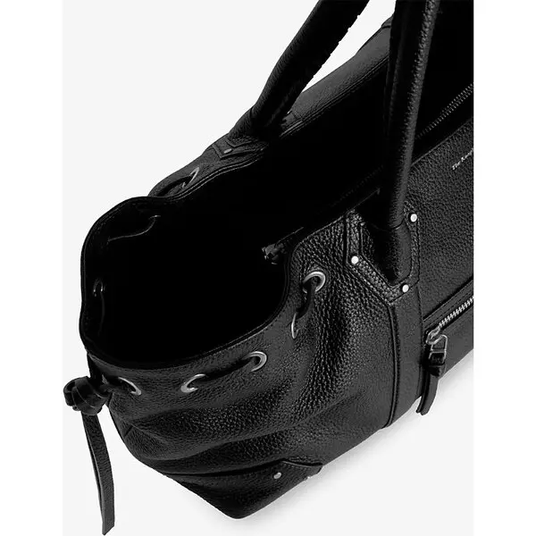 The Kooples Grained Leather Tote Bag With Coin Purse