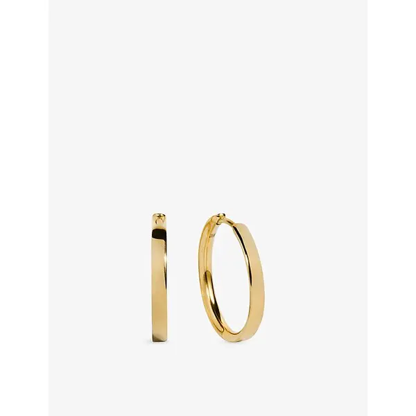 Monica Vinader Essential Small Hoop Earrings - Gold