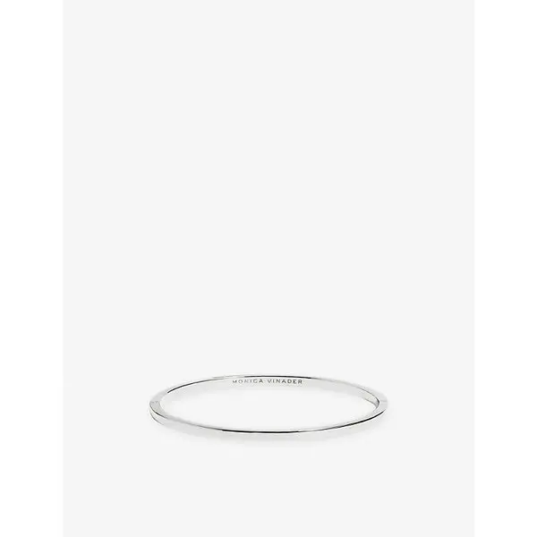 Monica Vinader Essential Bangle - Silver