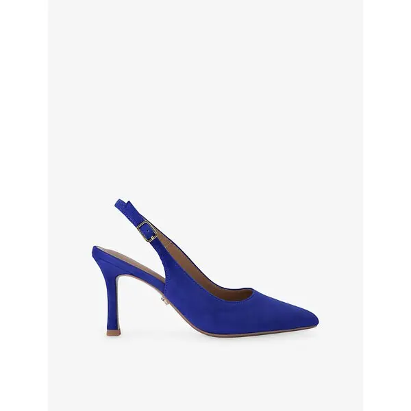 Carvela Heeled Suede Slingback Courts - Blue