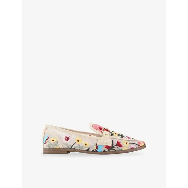 Kurt Geiger Madeline Embroidered Mesh Loafers
